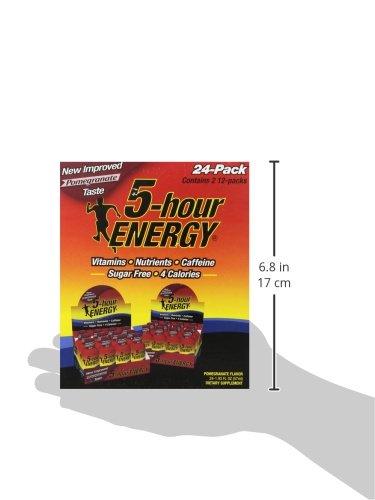 5 Hour Energy Nutritional Drink, Pomegranate, 1.93 oz, 24 Count – Mom ...